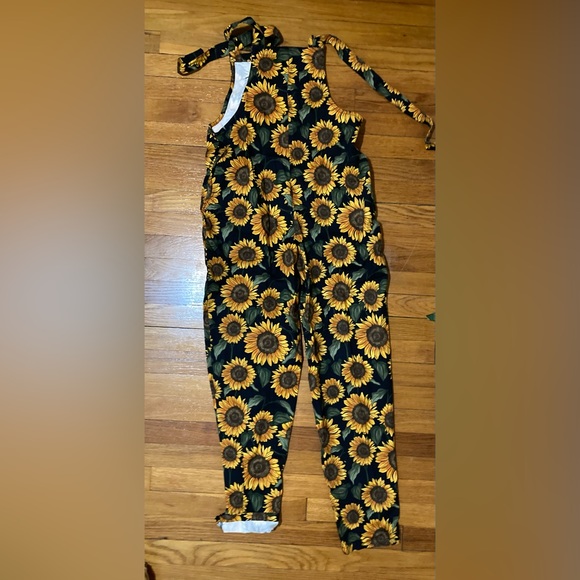 Lucy & Yak | Pants & Jumpsuits | Lucy Yak Sunflower Overalls Nwt | Poshmark